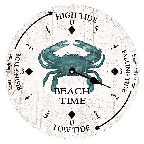 Amazon.com: Personalized Blue Crab Tide Clock : Handmade Products