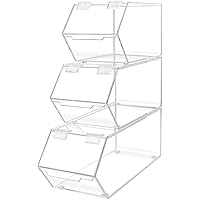 Amazon.com - Marketing Holders Candy and Ice Cream Toppings Bin Clear ...