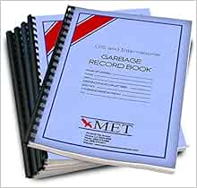 Garbage Record Book (International): USCG: 9781879778726: Amazon.com: Books