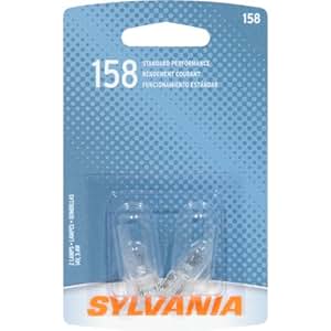 Amazon.com: SYLVANIA 158 Basic Miniature Bulb, (Contains 2 Bulbs ...
