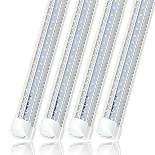 T8 T10 T12 LED Tube Light Fixture, 6FT, 36W, 3600 Lumens, 6000K, V ...