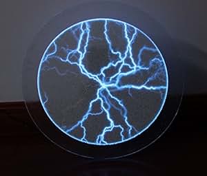 12" PLASMA PLATE Lumin Disk Disco Party Light Show Respond to Music or ...