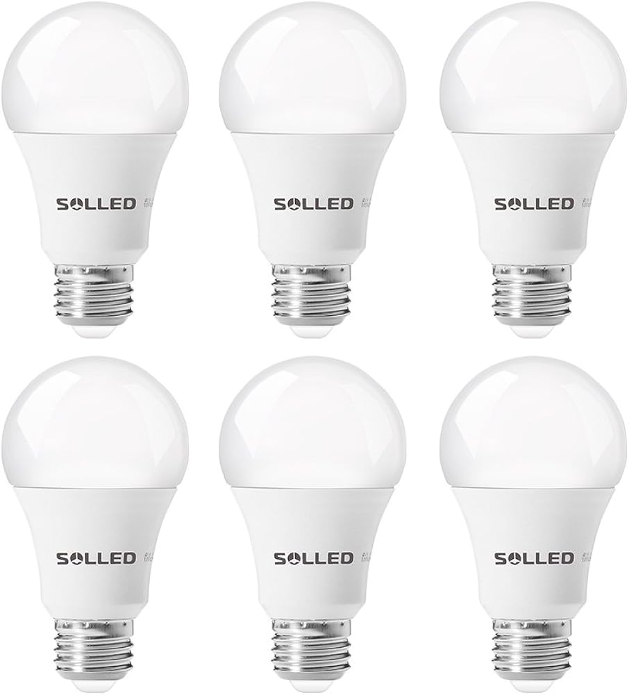 Amazon.com: SOLLED LED Light Bulbs 100 Watt Equivalent,A19 LED Light ...