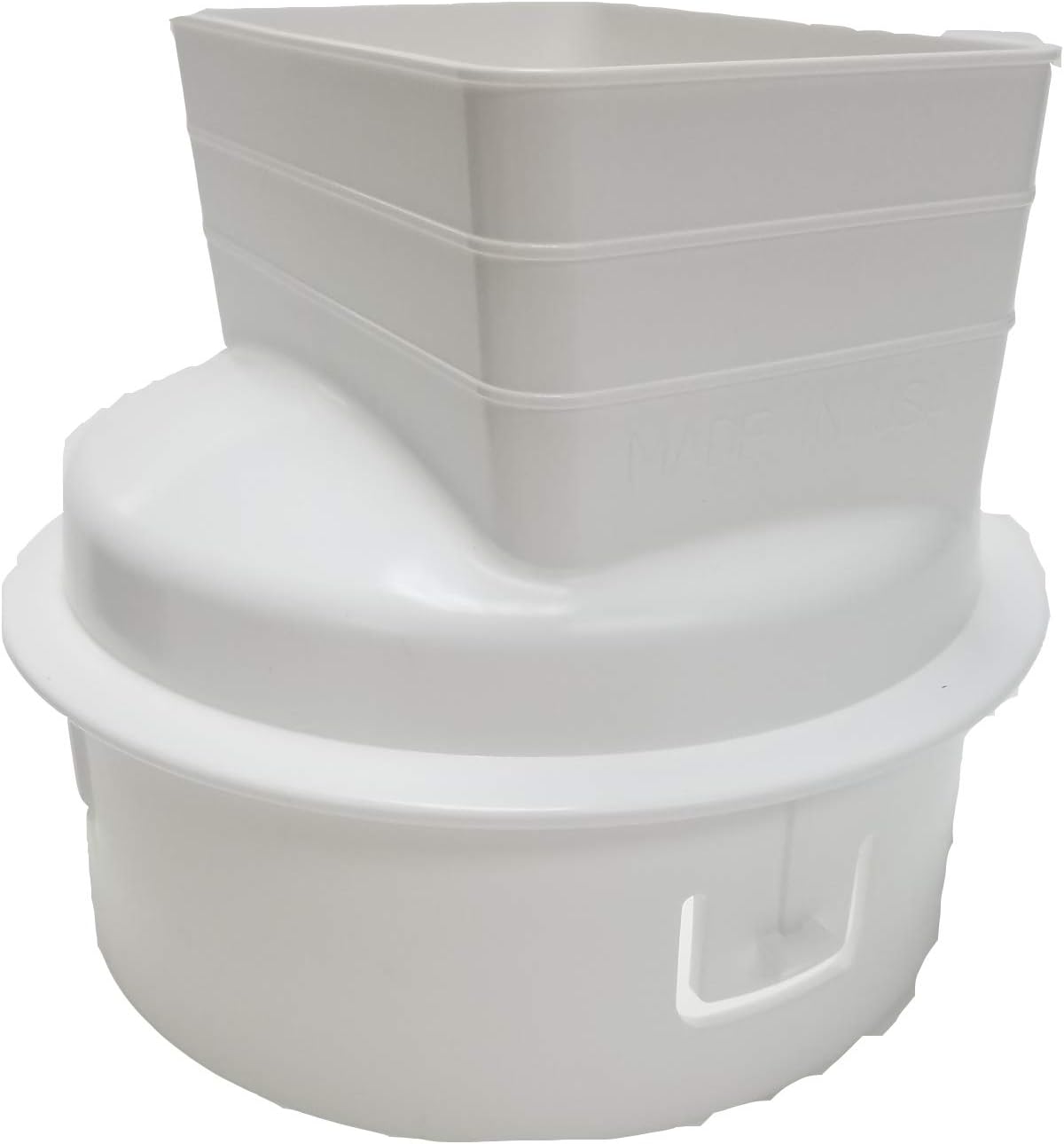 Amazon.com : Aquabarrel Downspout to Underground Drain Adapter 4x3x6 ...