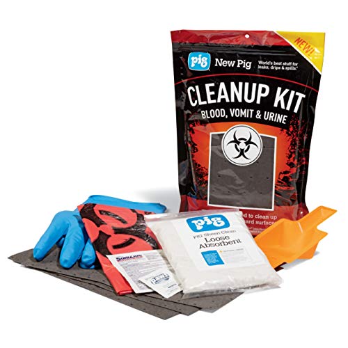 Blood, Vomit & Urine Cleanup Kit by New Pig | Norovirus Clean Up Kit ...