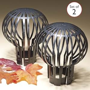 Set of 2 Gutter Downspout Filters - - Amazon.com