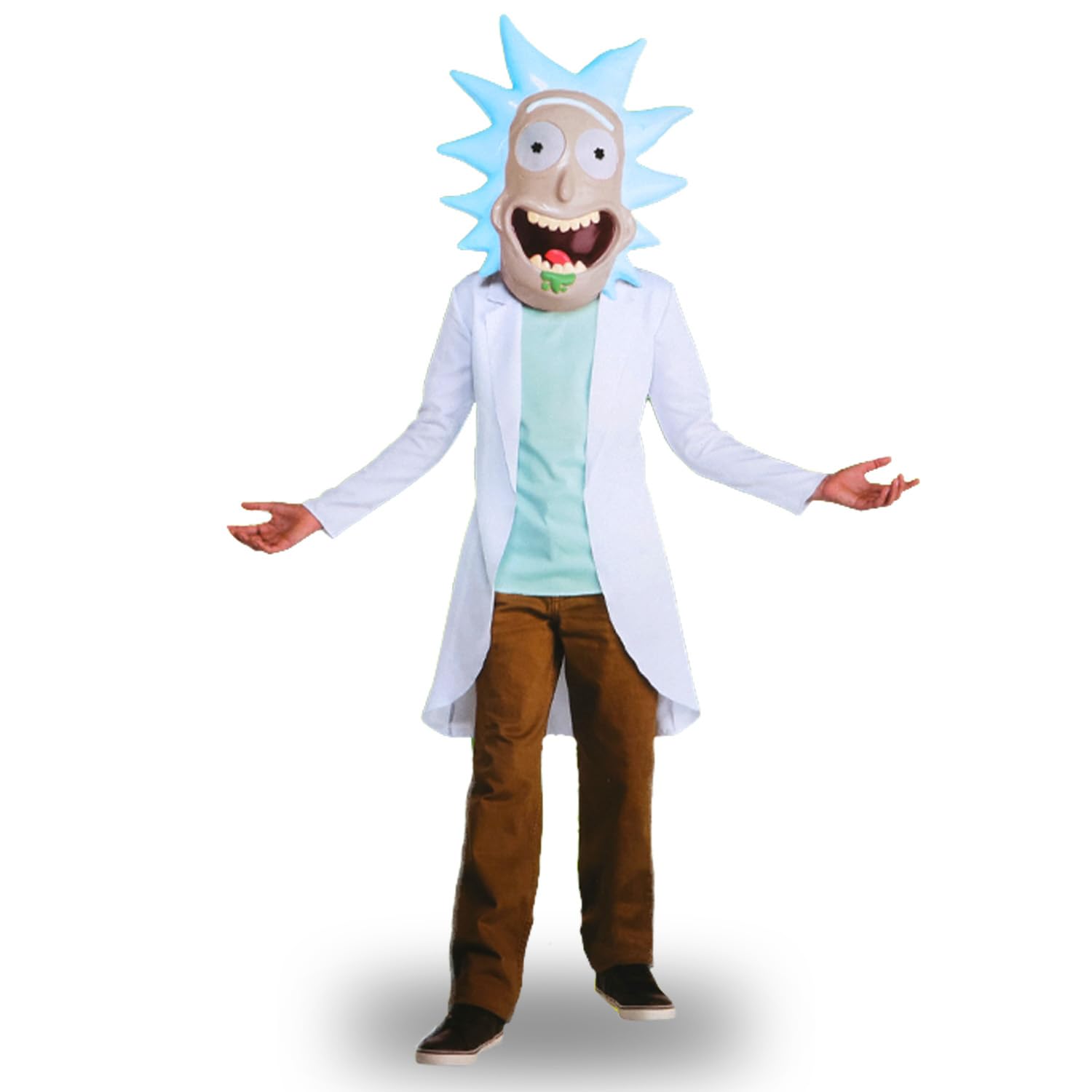 Rick and Morty Halloween Costume for Men - Rick Costume with Lab Coat ...