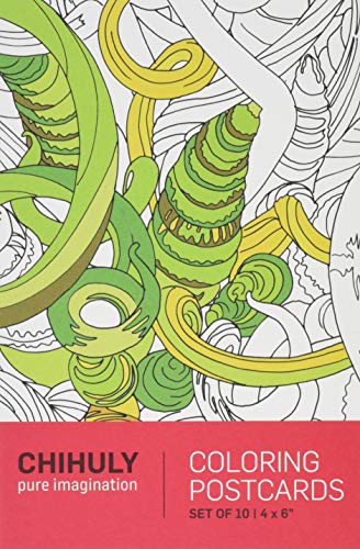 Chihuly Pure Imagination Coloring Postcards: Dale Chihuly ...