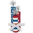 Amazon.com: Amscan 280061 Party Supplies Patriotic Fireworks Center ...