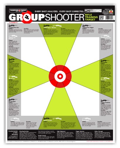 Buy Group Shooter Training - Paper Range Shooting Targets 15x19 Inch ...