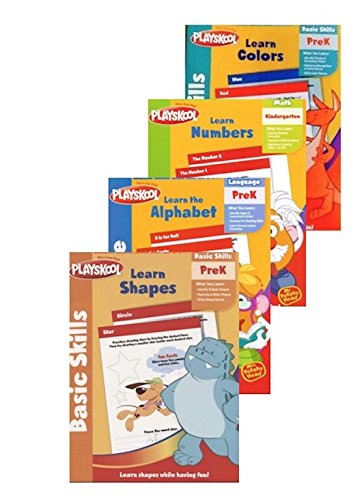 Buy Pre K Workbooks Set of 4 Activity Books, Learn; Letters, Colors ...