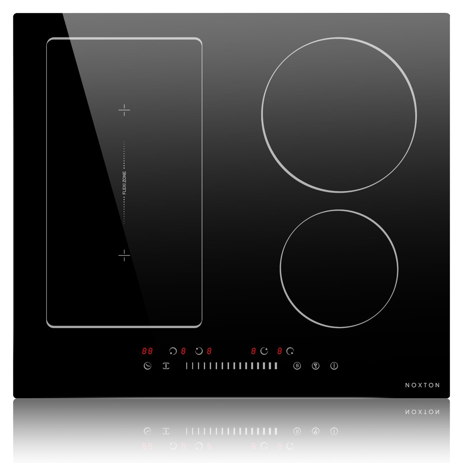 Noxton 24 Inch Induction Cooktop, 4 Burners Electric Cooktop, Upgraded ...