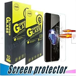 Amazon.com: Unipha Universal, iPhone Tempered Glass Screen Protector 9H ...