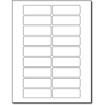 1x3 Inch Permanent Adhesive Blank Labels 450 Count 1x3 Permanent ...