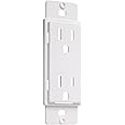 Amazon.com: TayMac AD20W Paintable Duplex Adapter Plate, Outlet Adapter ...