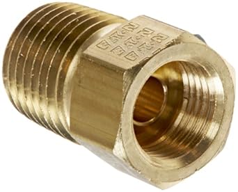 Eaton Weatherhead 202X4X4 Brass CA360 Inverted Flare Brass Fitting ...