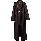 Amazon.com: Adult Anakin Tunic Costume Men's Brown Hooded Robe Tunic ...
