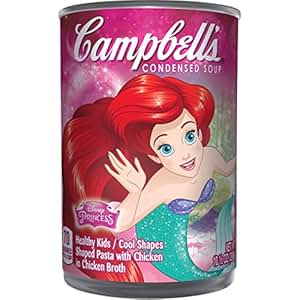 Amazon.com : Campbell's Condensed Disney Princess Soup, 10.5 Oz ...