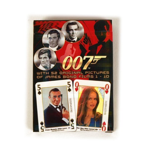 Buy James Bond 007 Playing Cards with Pictures of James Bond Films 1-10 ...