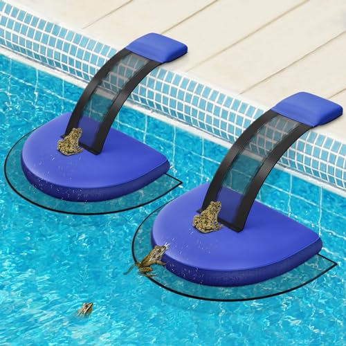 Courpal 2 Pack Animal Escape Ramp for Pool, Floating Pool Ramp Rescues ...