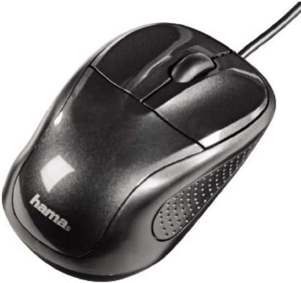 AM100 Optical Wired USB Mouse Black - BigaMart