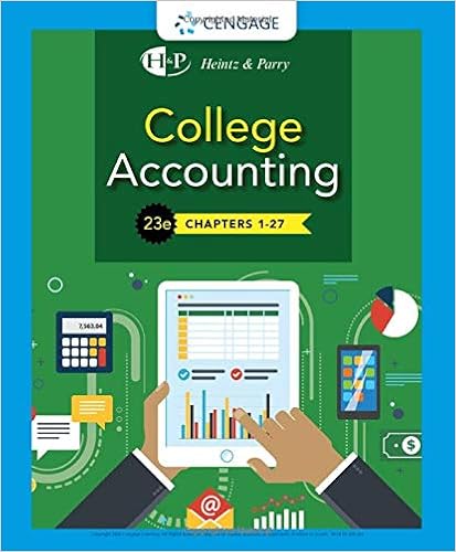 College Accounting, Chapters 1-27 (23rd Edition) Solutions | Course Hero