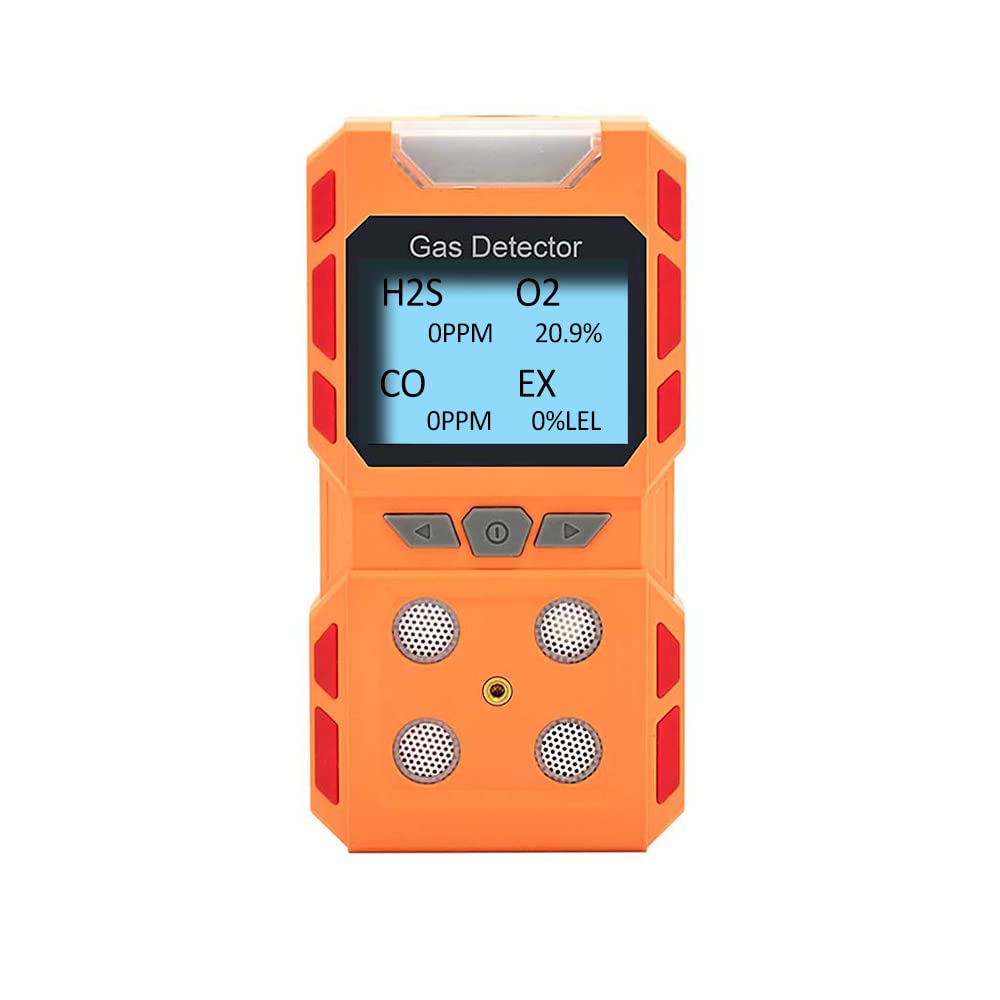 Mua Gas Detector GiiHoo 4 Gas Detector for H2S, O2, CO and EX Portable Visual Gas Monitor with ...