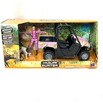 Amazon.com: New Ray Wildlife Hunter Playset - Deer and Moose with Tree ...