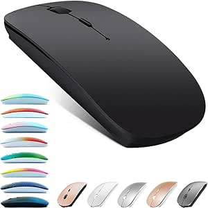 Amazon.com: Rechargeable Bluetooth Mouse for MacBook pro/MacBook air ...