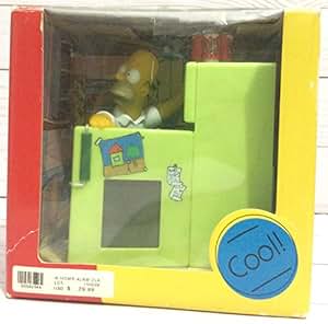 Amazon.com: Simpsons Homer at open refrigerator talking alarm clock ...