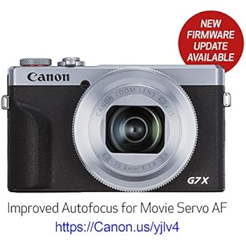 Amazon.com : Canon PowerShot G7X Mark III 20.1MP 4K Digital Camera ...
