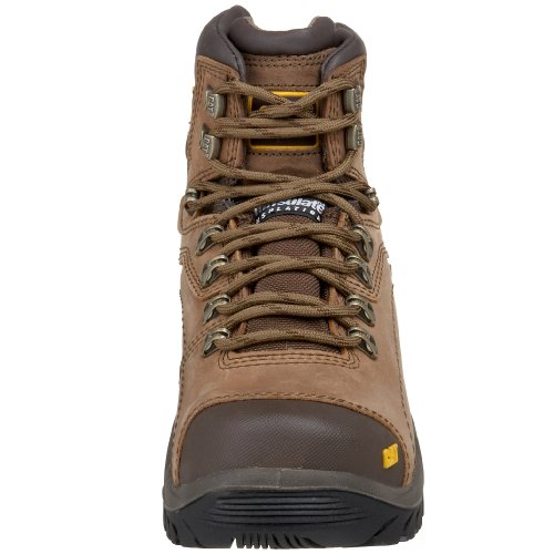Caterpillar Men S Diagnostic Steel Toe Waterproof Boot Dark Beige at ...