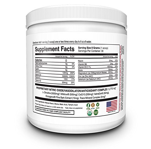 OxySpark 10X Enhanced Nitric Oxide Booster with ViNitrox® - New Grape ...