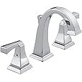 Amazon.com: DELTA FAUCET 3551-MPU-DST Dryden Two Handle Bathroom Widespread Faucet, Chrome ...