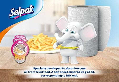 Selpak Kitchen Calorie Absorber Rolls (Pack Of 3) price in UAE | Amazon ...