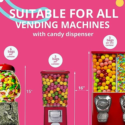 Chiclet Gum Tabs - Fun In The Sun Assorted Colors - Tropical Fruits Flavors Chewing Gums ...