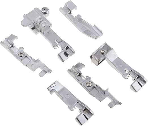 Overlock/Serger Machine Parts Presser Foot Set (6pcs) for Singer 14U ...