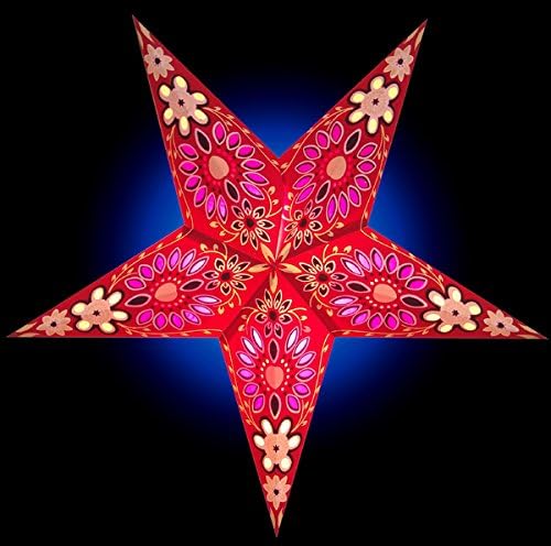 Super India Paper Star lampshades handcrafted in scintillating colors ...