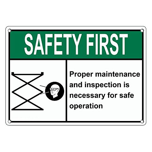 Weatherproof Plastic ANSI Safety First Proper Maintenance and ...
