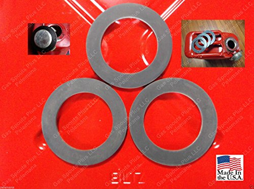 Gas Spouts Plus 3 Jerry Can Gas Cap Gaskets Gerry 5 Gallon 20L Rubber ...