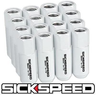 Amazon.com: 16 Piece 60Mm White Lug Nuts 12X1.5: Automotive