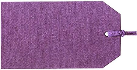 Purple Gift Tags (Pack of 30 Tags) Quality Cotton Paper: Amazon.co.uk ...