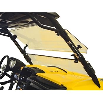 Amazon.com: Can Am Commander Full Glass Windshield and Wiper Package ...