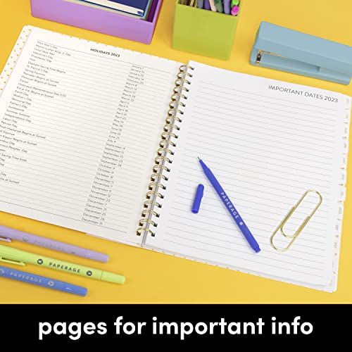PAPERAGE 2023 Weekly Monthly Planner Blush 12 Months January 2023 PAPERAGE 2023 Weekly Monthly Planner Blush 12 Months January 2023
