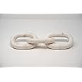 Amazon.com: Rustic Luxury White Marble Chain Link Décor Decorative ...