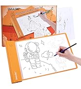 Amazon.com: IMAGE Light Up Tracing Pad Orange Drawing Tablet Coloring ...