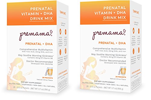 Buy Premama Prenatal Multi Drink Mix Supplement with DHA, Natural ...