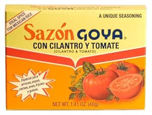Amazon.com : Goya Sazon with Cilantro & Tomato - 1.41 oz. : Spices And ...