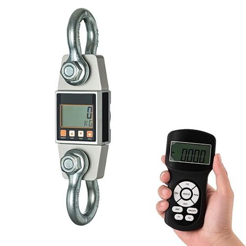 10Ton/10000kg Crane Scale Wireless Dynamometer for Pull Test/Stress ...