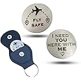 Fly Safe Keychain, gift for flight attendant essentials Fly Safe Key ...
